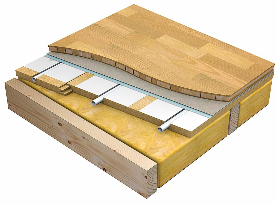 Tignum golvvärmespånskiva • Spånskiva för golvvärme | Uponor